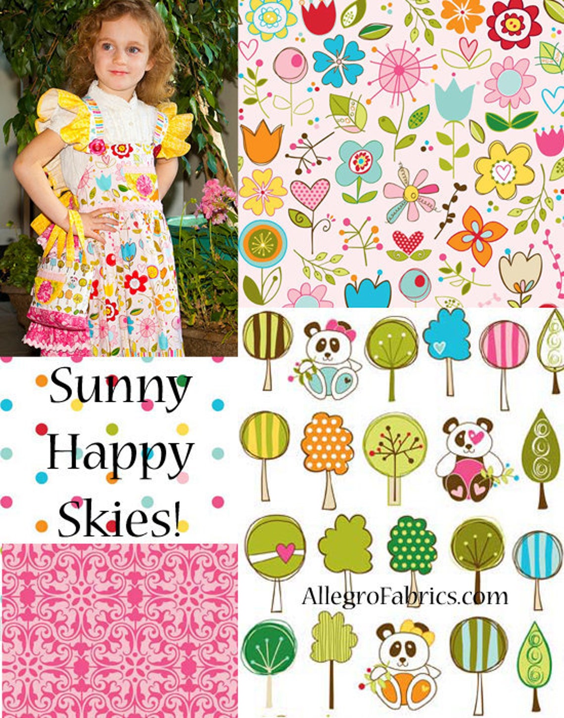 OOP HTF 29 Inches Sunny Happy Skies Riley Blake Fabric - Etsy