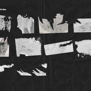 Graffiti & Torn Paper PNG Bundle - 65 Spray Paint Elements, Ripped ...