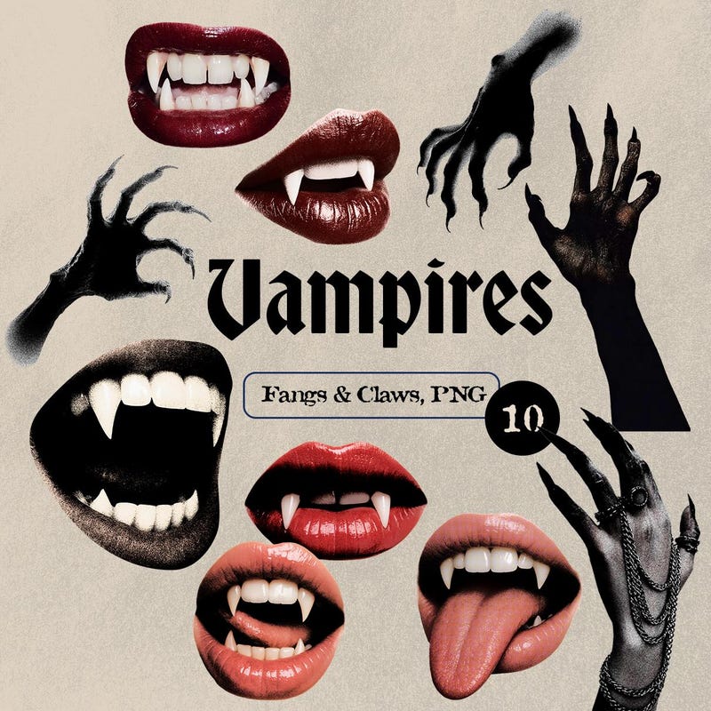 Realistic Vampire Teeth - Etsy