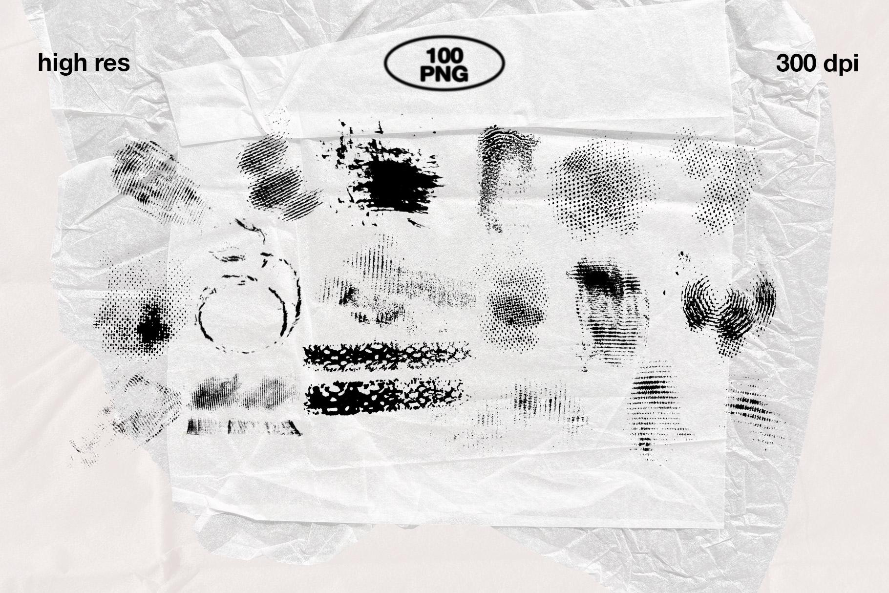 Grunge PNG Elements - 100 Etches & Imprints, Scratch Marks, Stamped ...