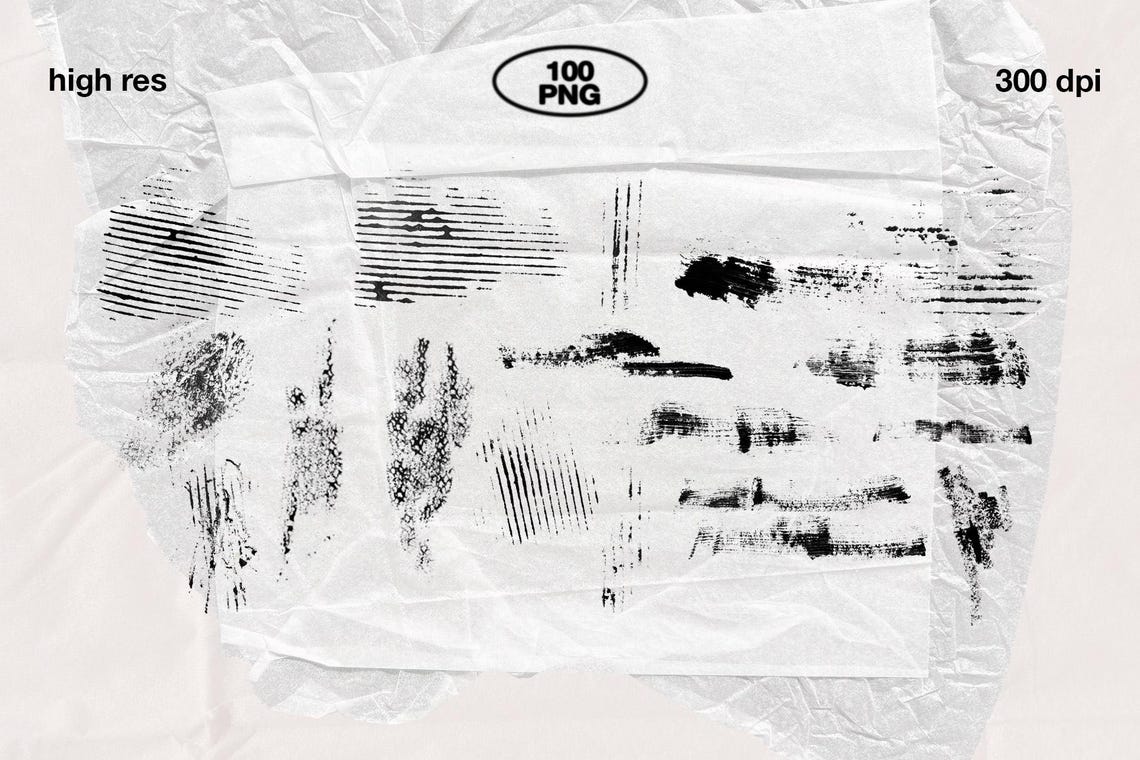 Grunge PNG Elements - 100 Etches & Imprints, Scratch Marks, Stamped ...