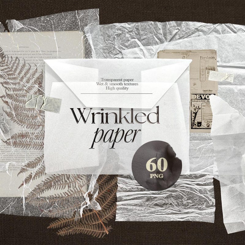 Paper Fold Overlay - Etsy
