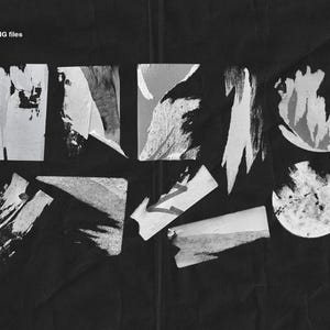 Graffiti & Torn Paper PNG Bundle - 240 Spray Paint Elements, Ripped ...