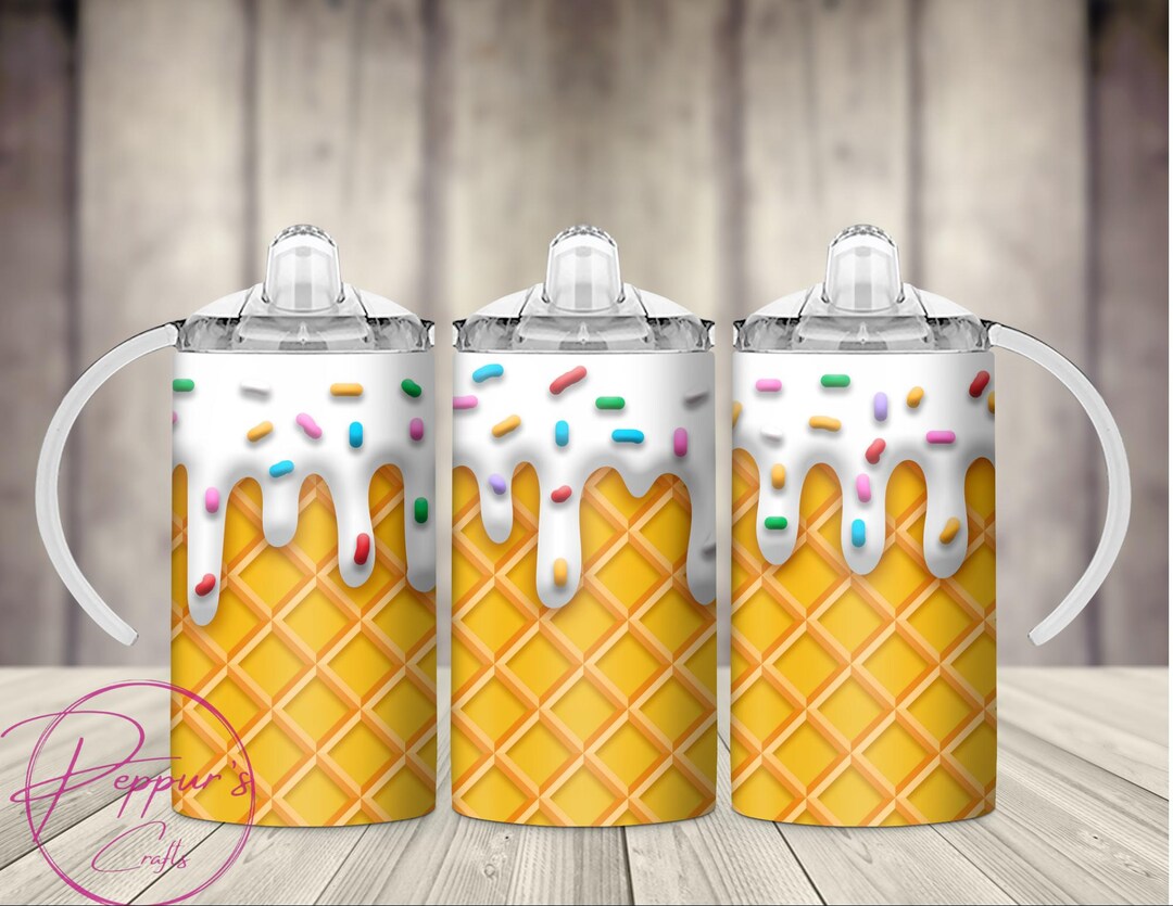 Ice Cream Drip Kids Sippy Tumbler, 12 Oz Tumbler, Kids Gift - Etsy