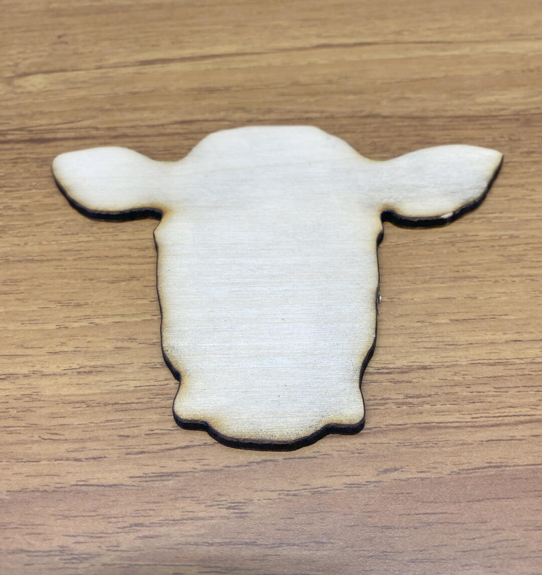 Cow Head Wood Cut Out, Laser Cut Outs, Unfinished Wooden Cut Out Shapes ...