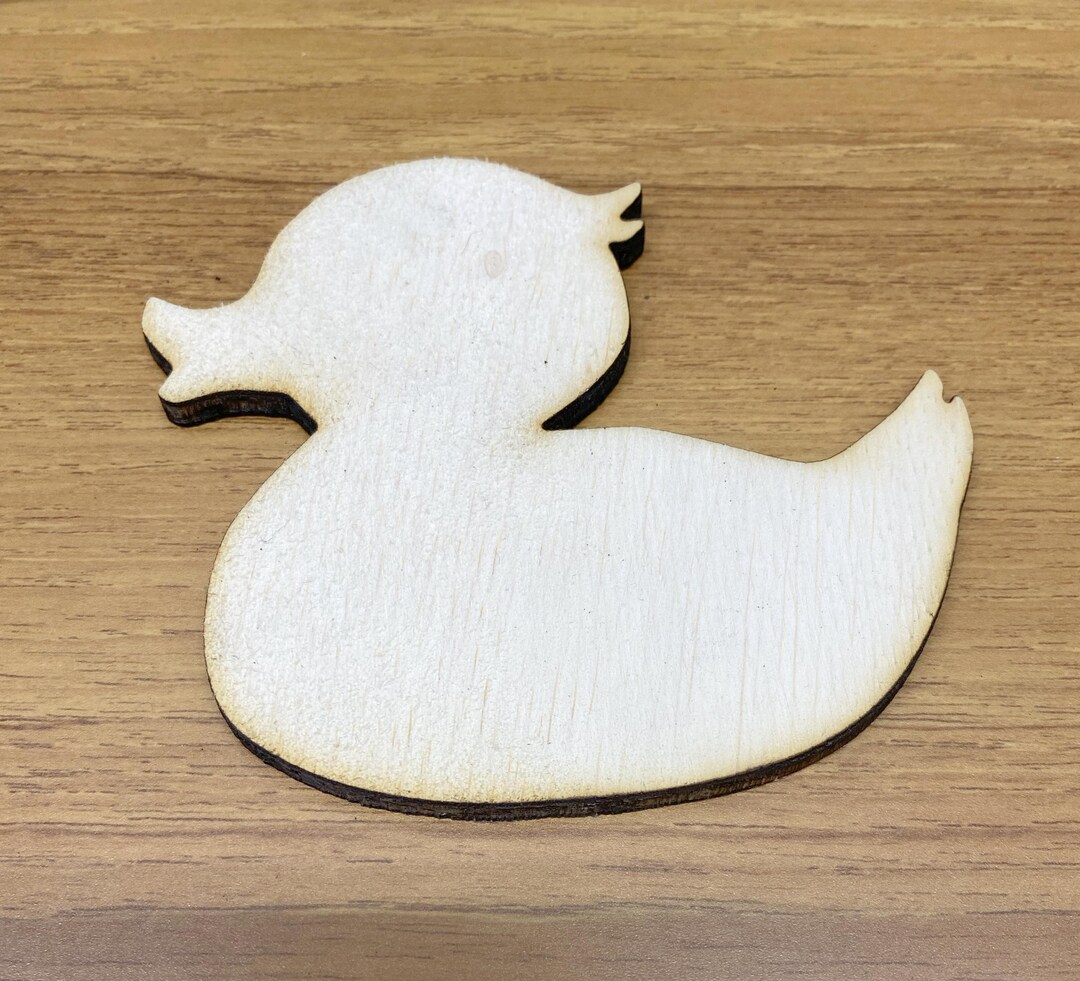 Rubber Duck Shape, Laser Cut Outs, Unfinished Wooden Cut Out Shapes ...