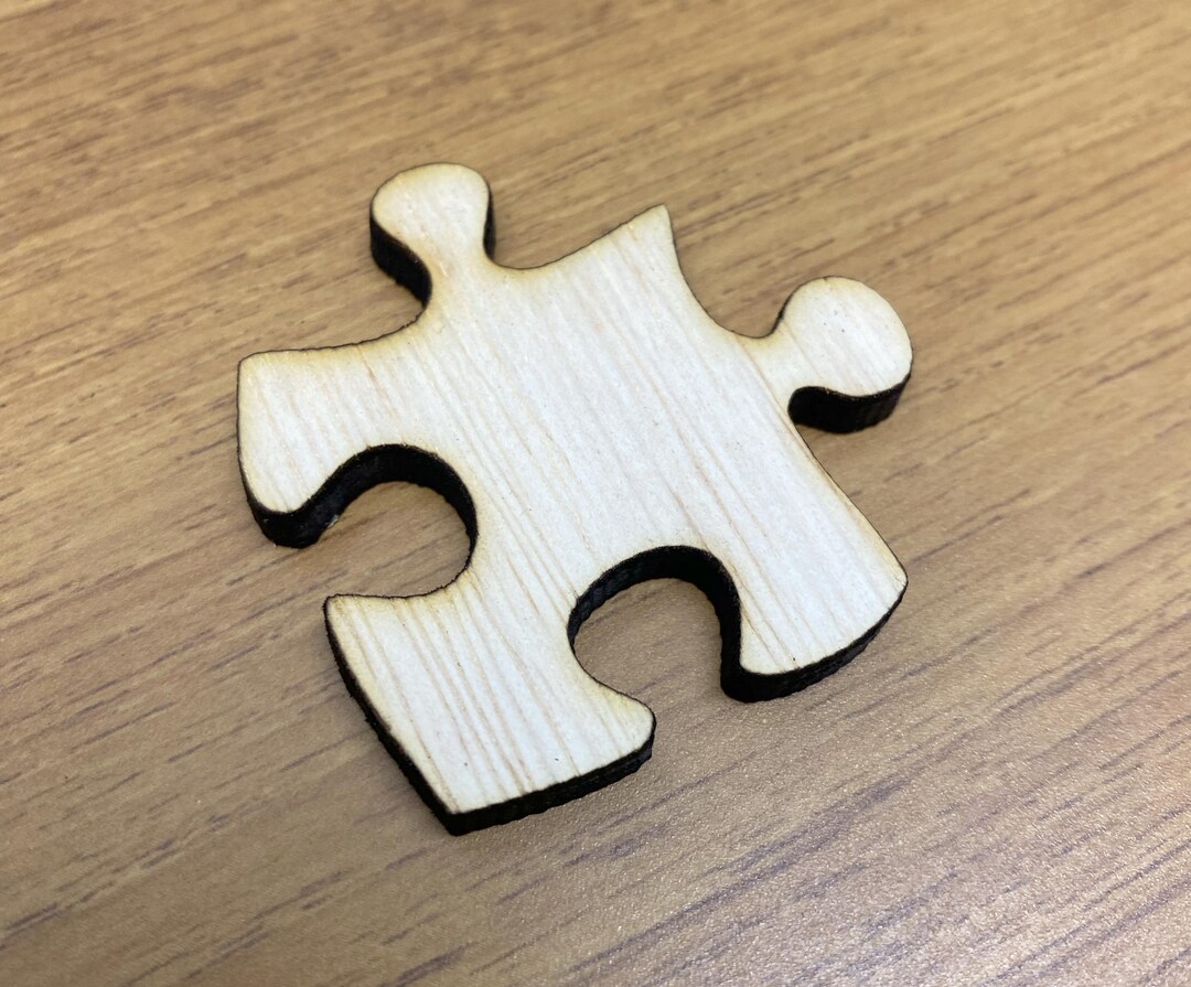 Puzzle Piece Shape, Laser Cut Outs, Unfinished Wooden Cut Out Shapes ...