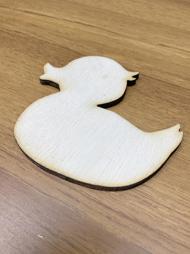 Rubber Duck Shape, Laser Cut Outs, Unfinished Wooden Cut Out Shapes ...