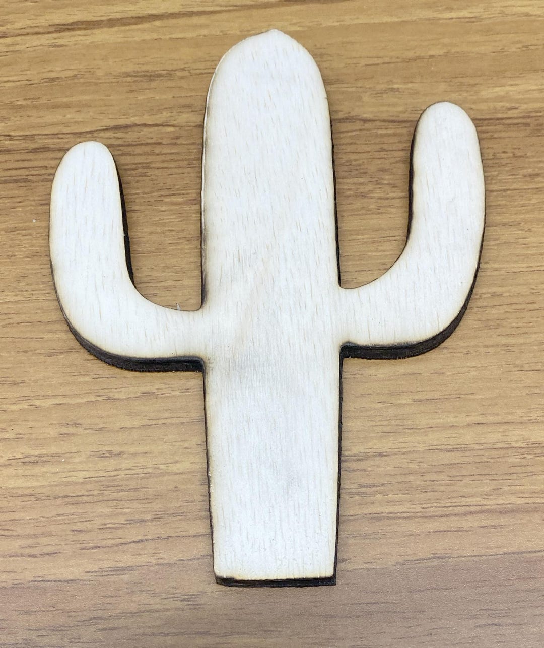 Cactus Wood Cut Out, Laser Cut Outs, Unfinished Wooden Cut Out Shapes ...