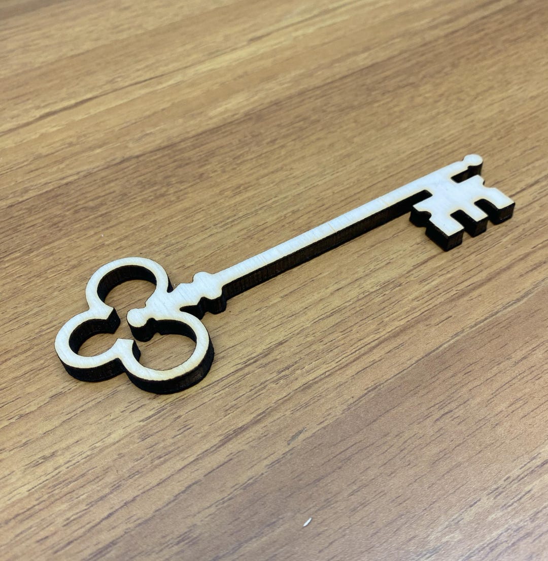 Key Shape, Laser Cut Outs, Unfinished Wooden Cut Out Shapes, Wooden ...