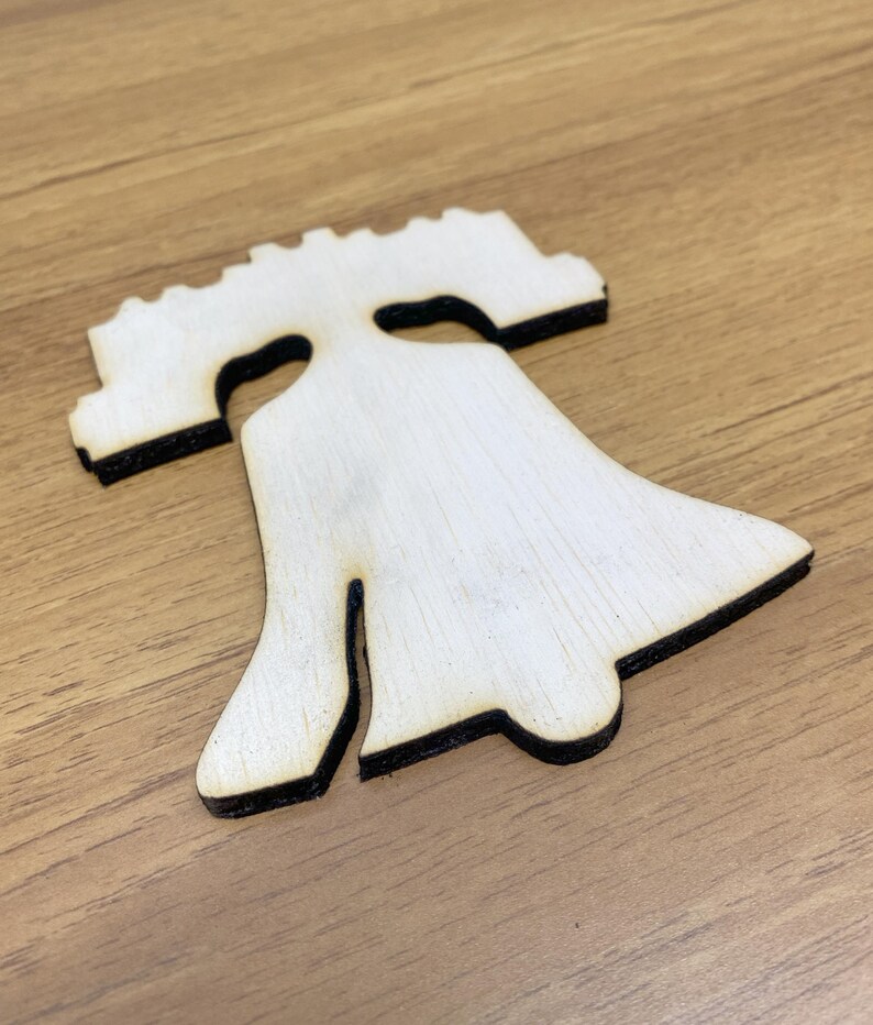 Liberty Bell Shape, Laser Cut Outs, Unfinished Wooden Cut Out Shapes ...