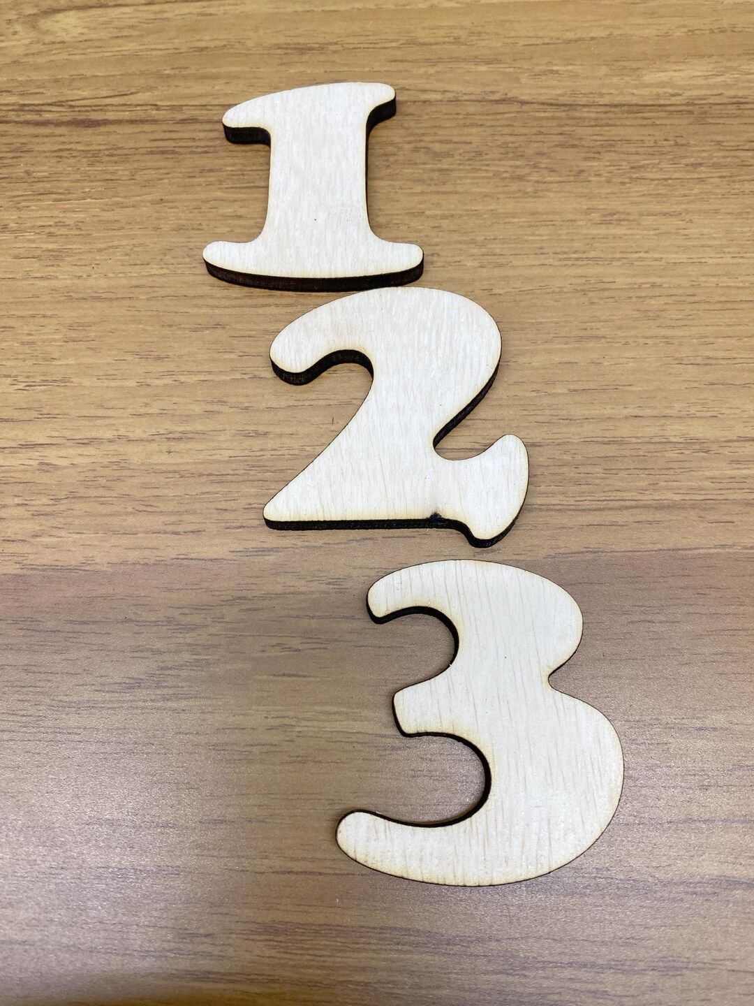 Number Shapes, Laser Cut Outs, Unfinished Wooden Cut Out Shapes, Wooden ...