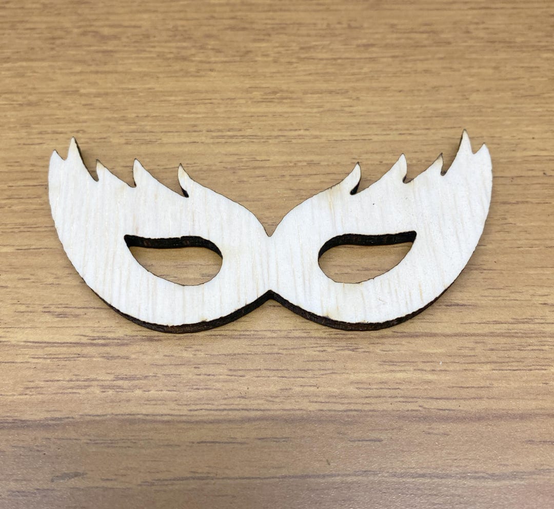Mardi Gras Mask Shape, Laser Cut Out, Unfinished Wooden Cut Out Shapes ...
