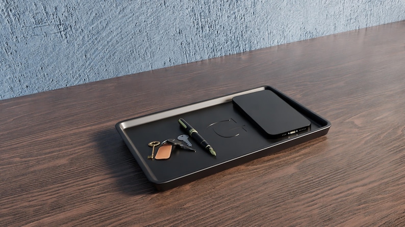 Customizable 3D Printable Key Tray | Entryway Organizer | Personalized ...