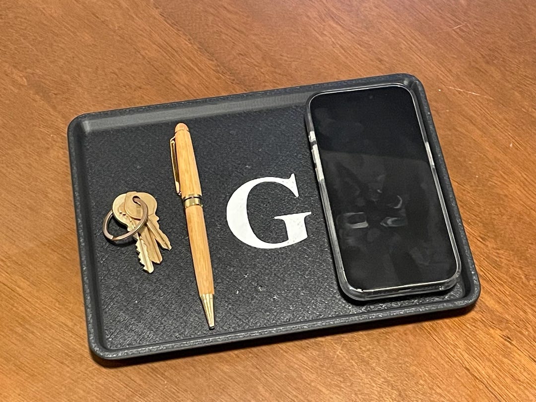 Customizable 3D Printable Key Tray | Entryway Organizer | Personalized ...