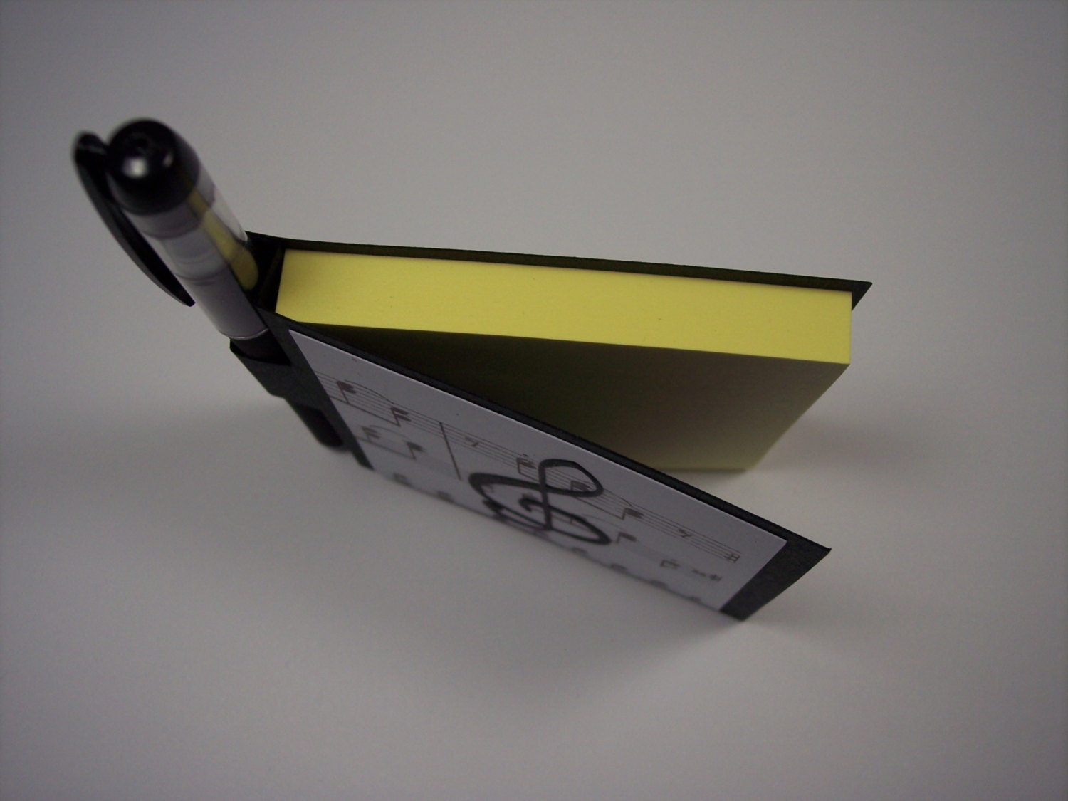 Treble Clef ( Die Cut) Music Sticky Note Holder With Gel Pen - Etsy