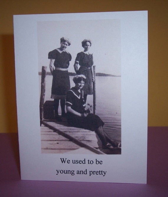 Old Photo Friend All Occasion Funny Card - Etsy