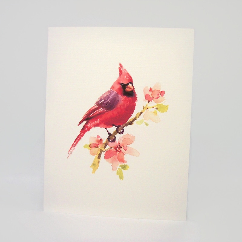 Cardinal Card - Etsy