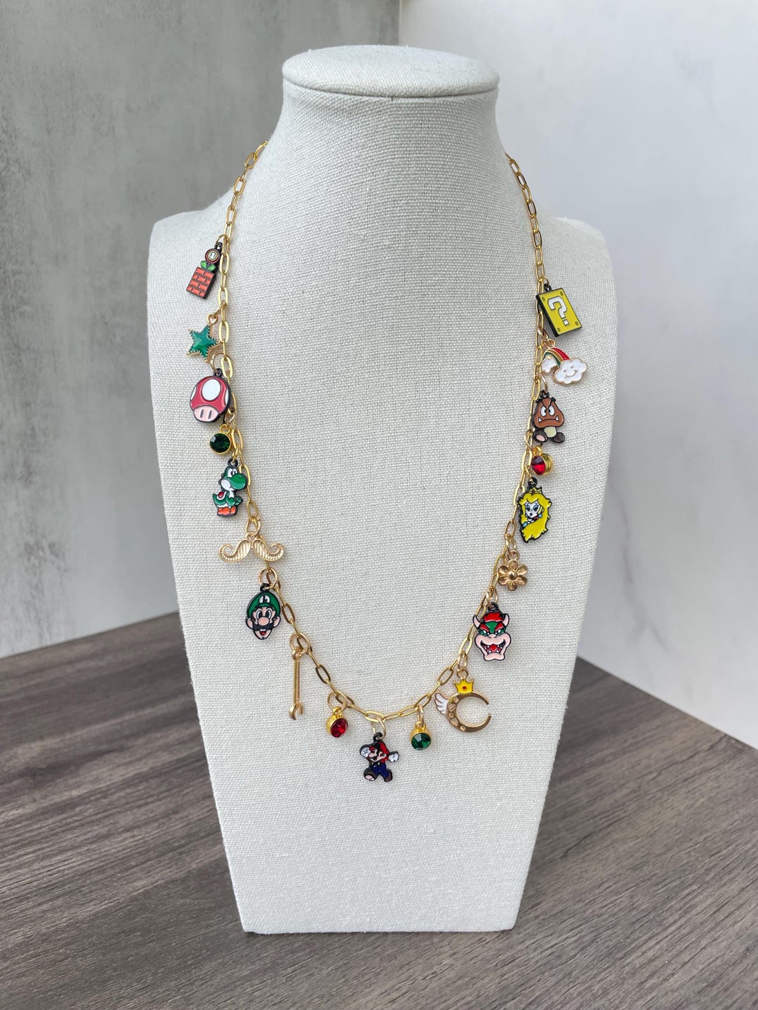 Build Your Own Custom Nintendo Charm Necklace, Super Mario Bros ...