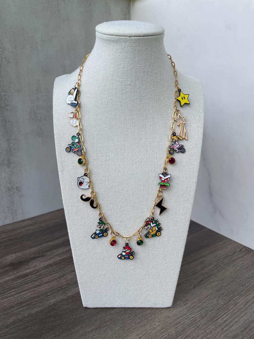 Build Your Own Custom Nintendo Charm Necklace: Super Mario Kart Charms ...