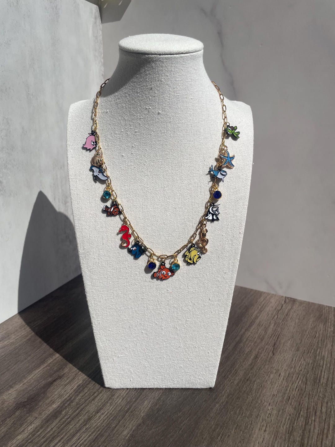 Build Your Own Custom Disney Charm Necklace, Finding Nemo Necklace ...