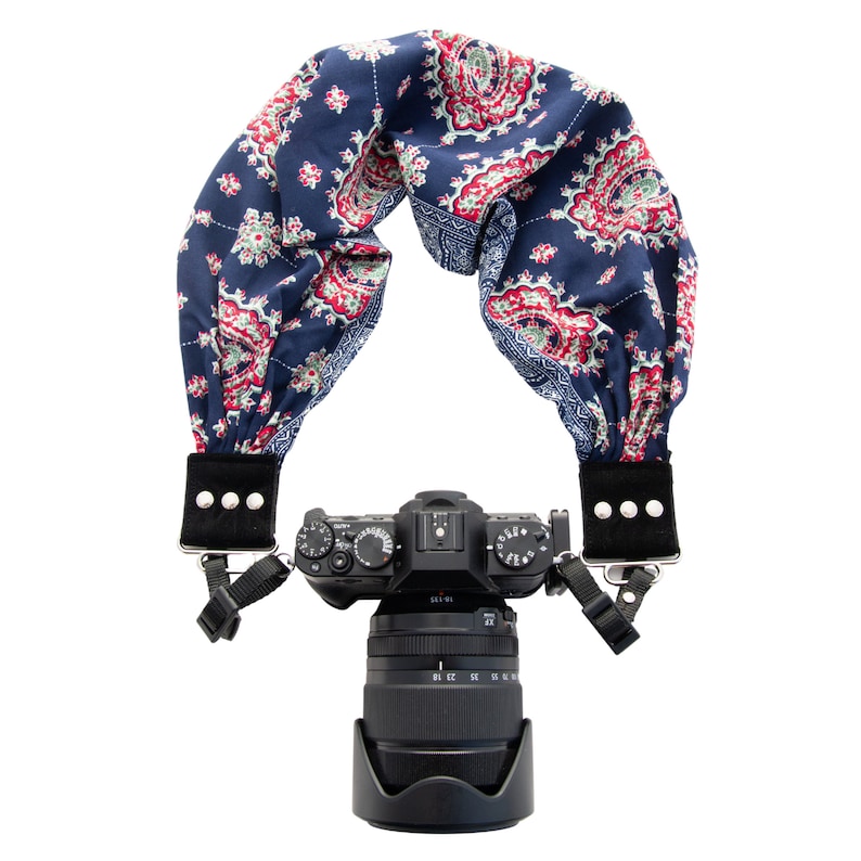 Bluebell Pocket Scarf Camera Strap - Etsy