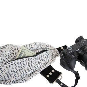 Kyla Pocket Scarf Camera Strap - Etsy