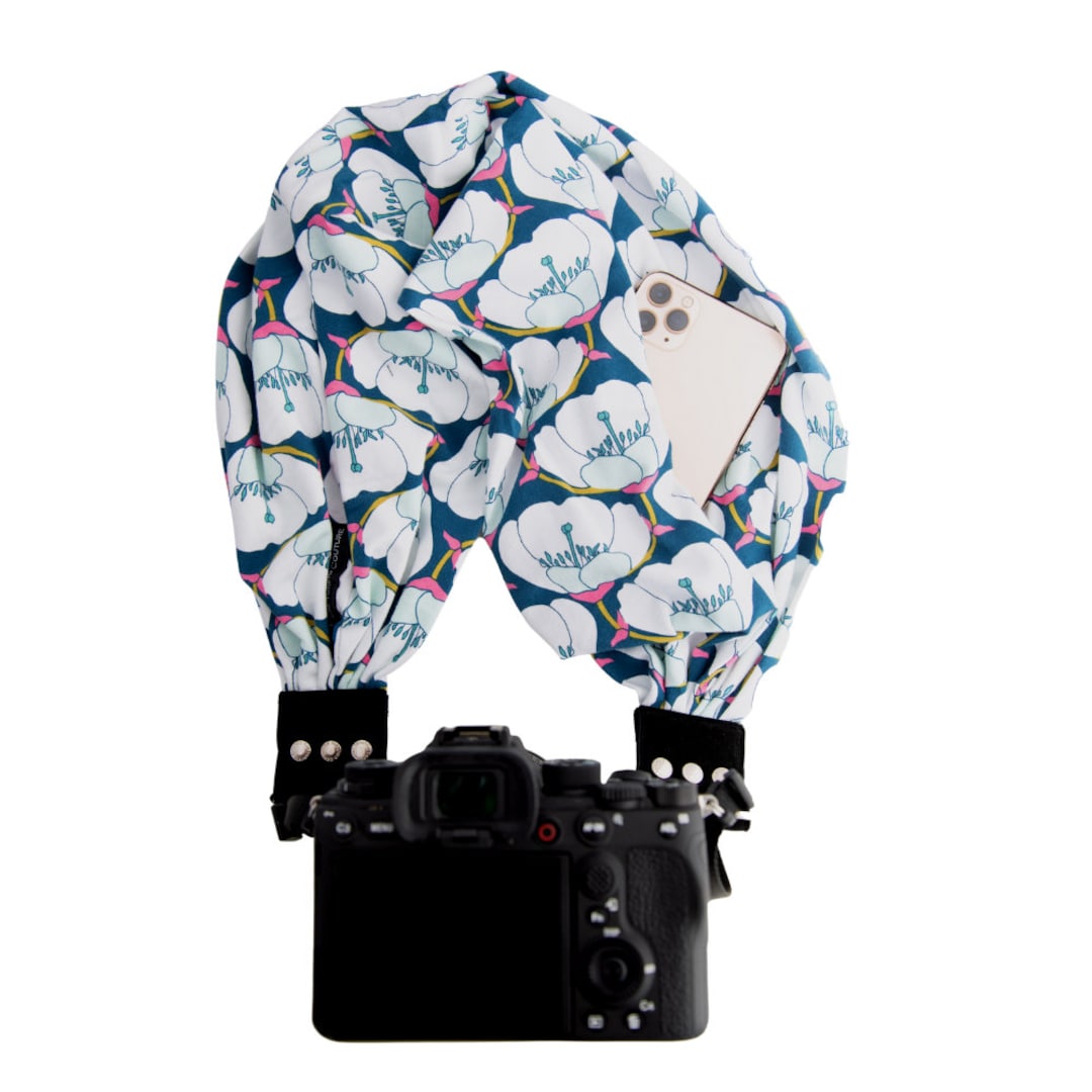 Amelia Pocket Scarf Camera Strap; Cool and Comfortable; Modern and Soft ...