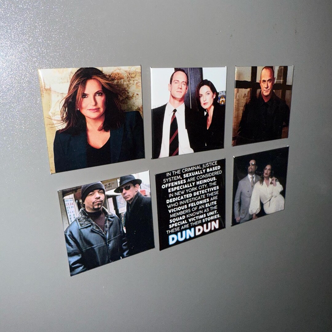 Law and Order SVU Magnets | 2.5" Custom Made Funny Character Memes ...
