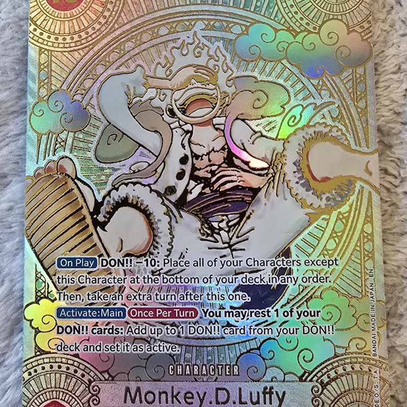 Luffy Gear 5 Card - Etsy