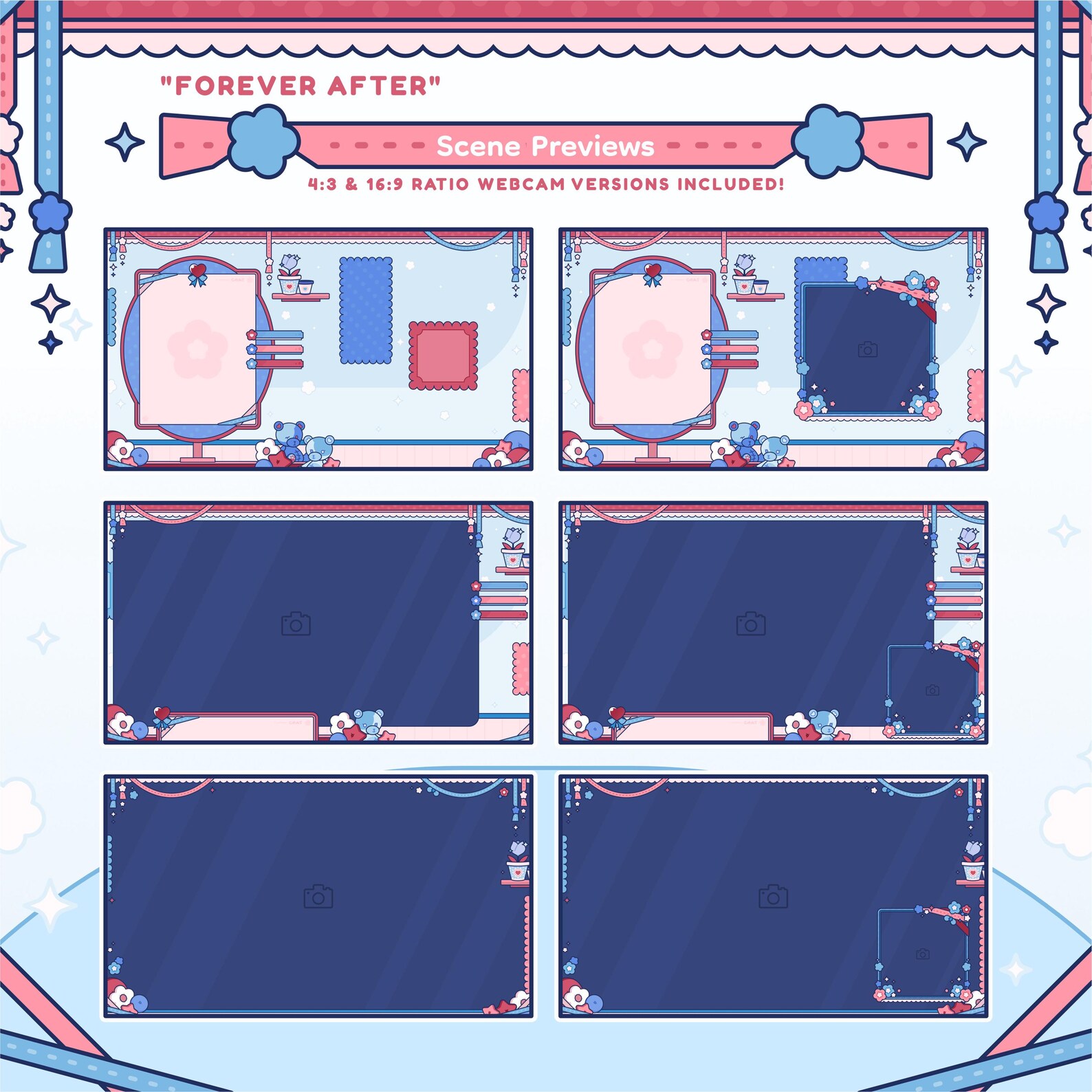 Forever After - Lovey-dovey Streamer Bundle | Stream Overlays | 25 ...
