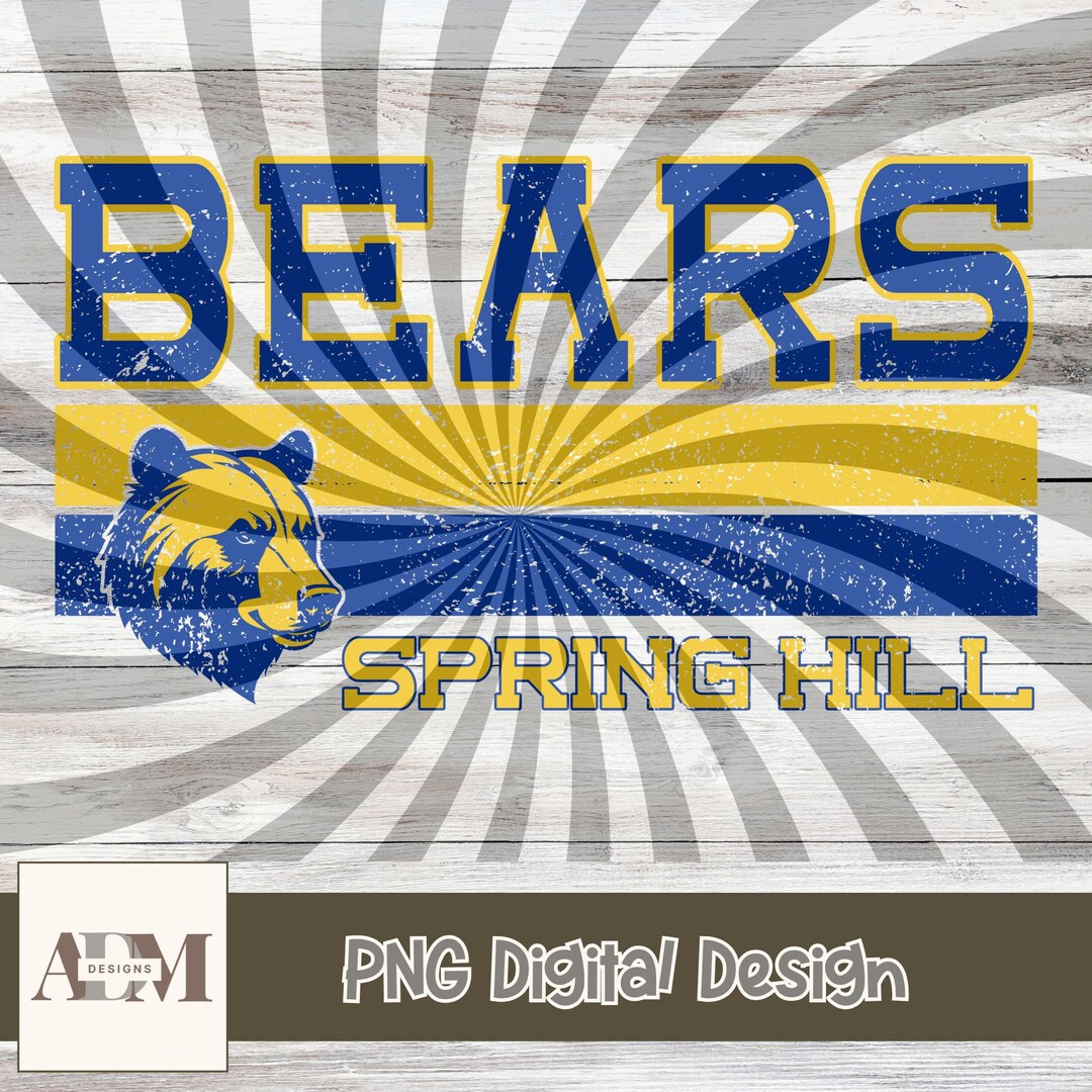 Bears Stripe Grunge, Bears Mascot, School Monogram, School Mascot ...