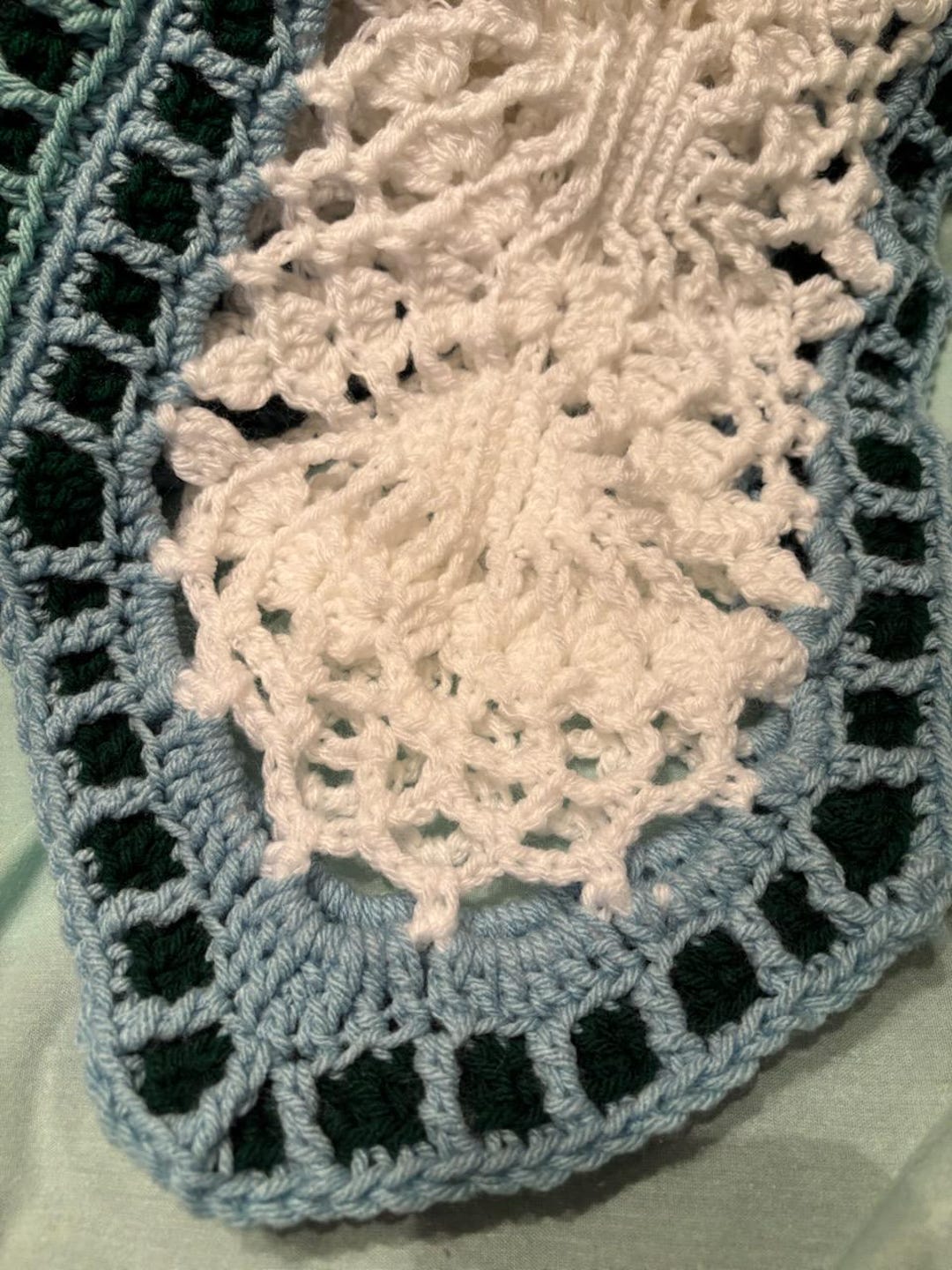 Lucky Irish Lace Panels Afghan Blanket - Etsy