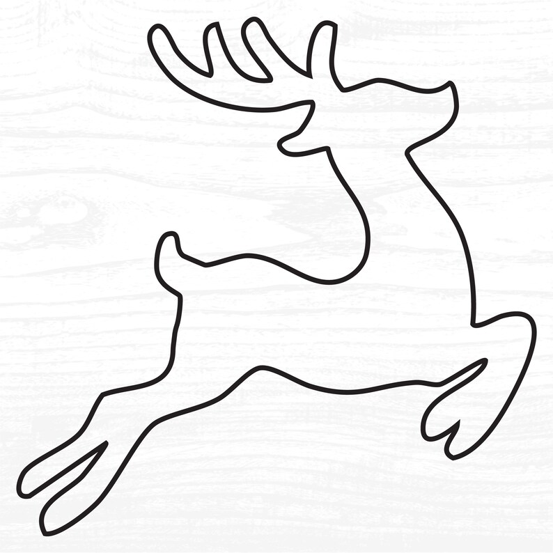 Illustration of Christmas Reindeer - PNG, SVG Digital Download ...