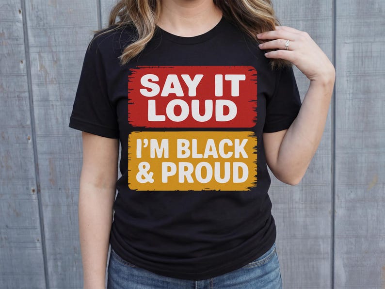 Say It Loud I'm Black and I'm Proud Png Svg, Juneteenth 1865 ...