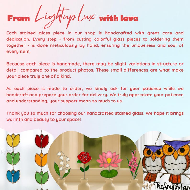 Pink Truck With Colorful Heart Balloons Stained Glass, Handcrafted Love ...