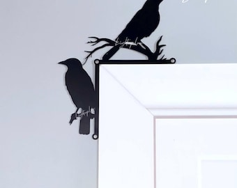 Raven Door Corner Decor, Door Decor - Etsy