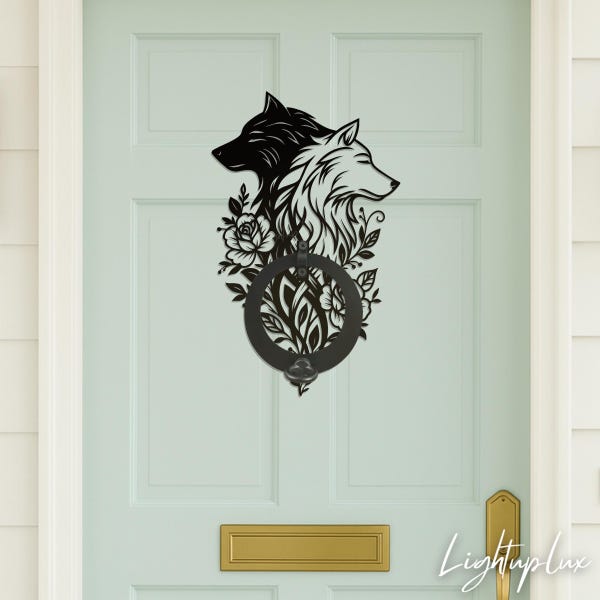 Wolf Door Knocker - Etsy
