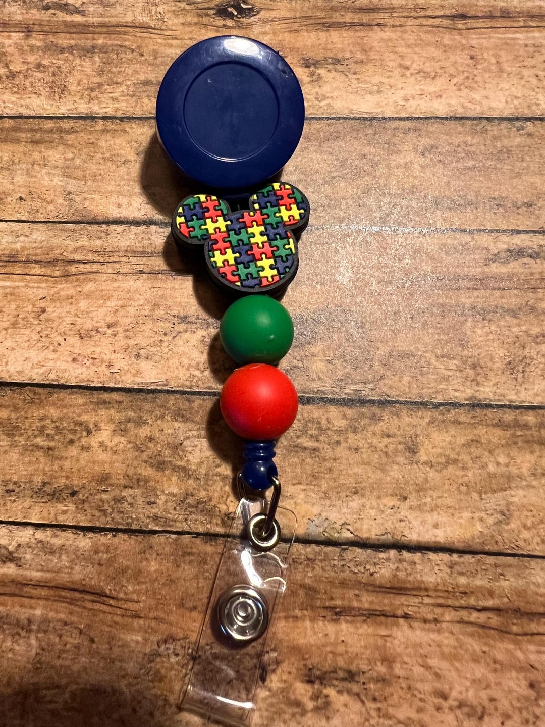 Autism Mickey Mouse Badge Reel - Etsy