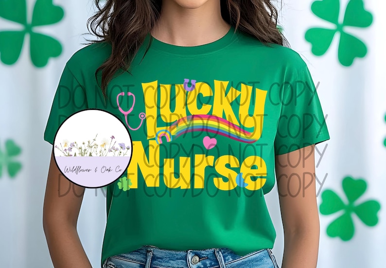 Lucky Nurse St. Patrick's Day PNG, Digital Download - Etsy