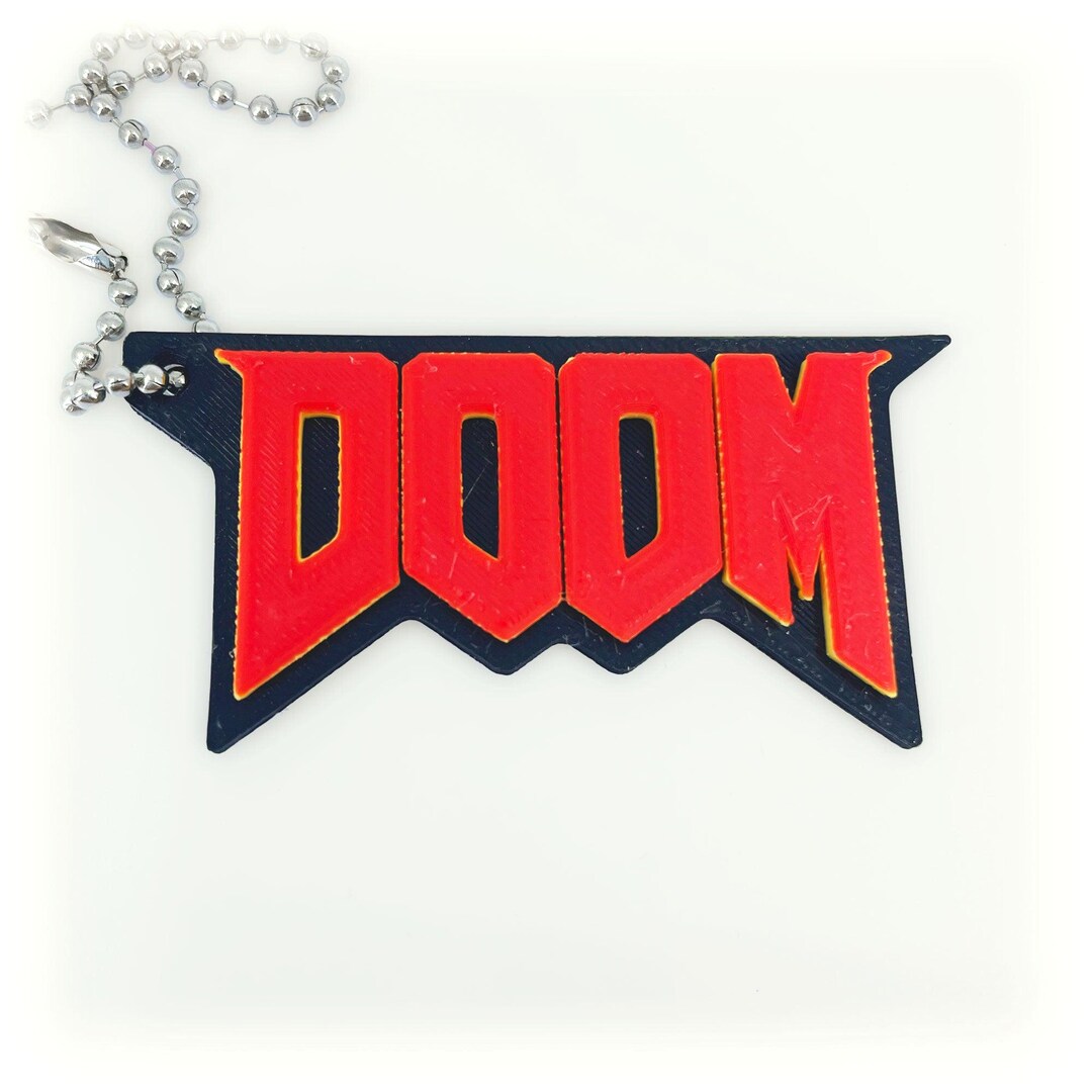 Doom Logo | Keychain - Etsy