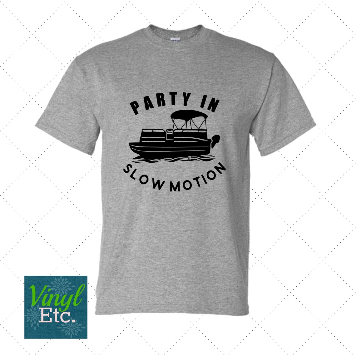Party in Slow Motion Svg, Boat Svg, Lake Svg, Waves Svg, Pontoon Svg - Etsy