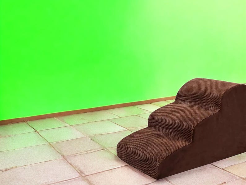 Adjustable Dog Ramp & Stairs | Pet Steps for Bed and Sofa | Soft ...