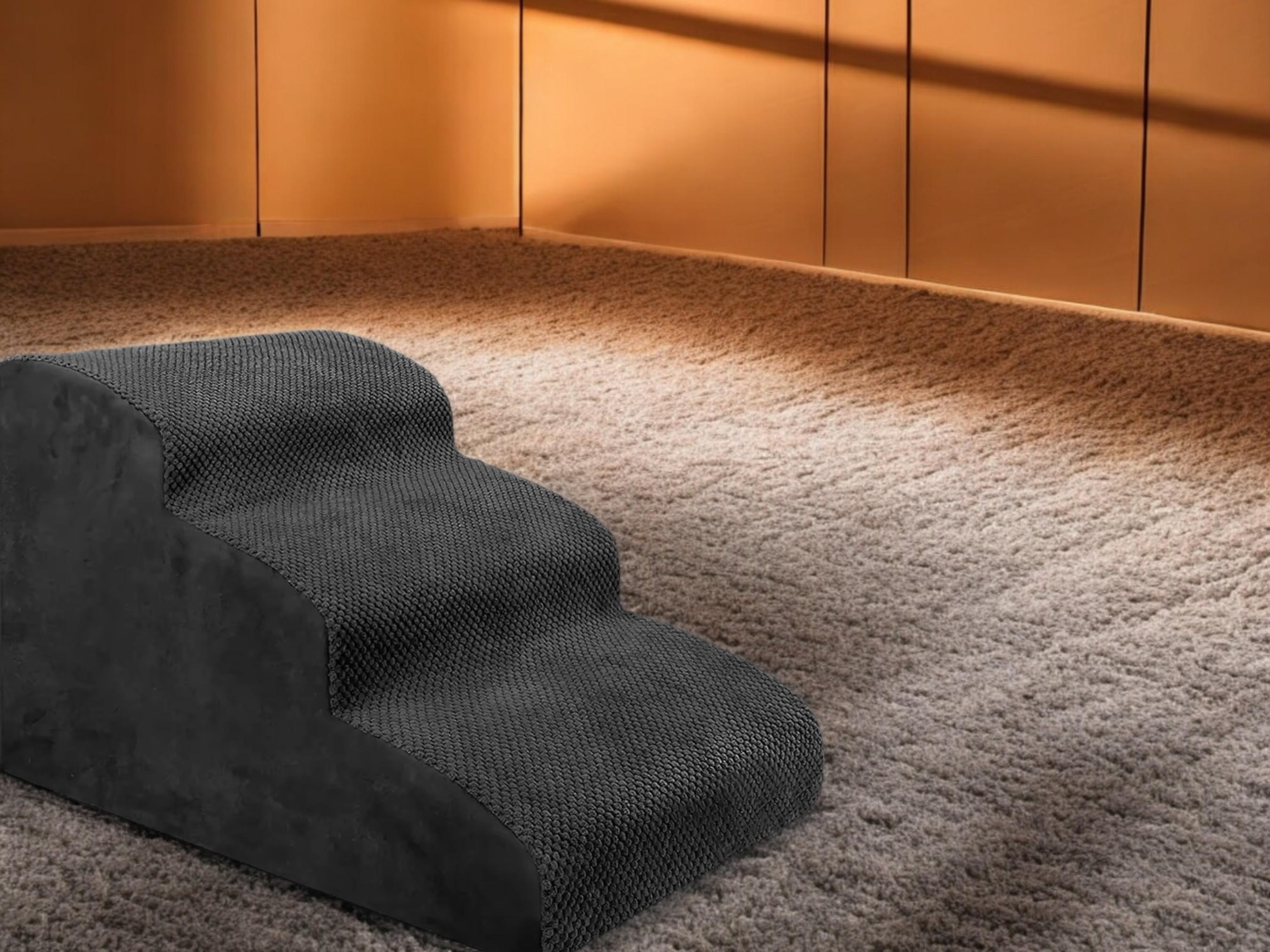 Adjustable Dog Ramp & Stairs | Pet Steps for Bed and Sofa | Soft ...