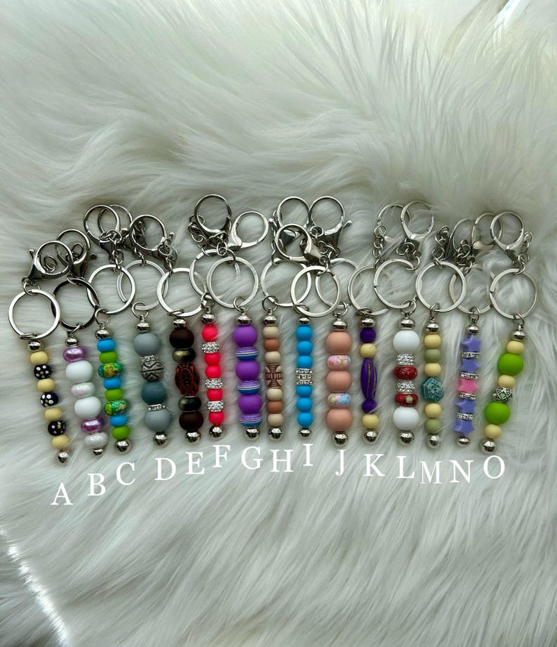 Beaded Keychains, Handmade Keychains - Etsy