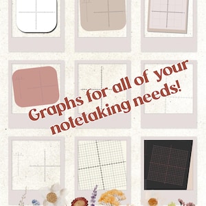 Cute Goodnotes Math Cartesian Plane Stickers With Transparent ...