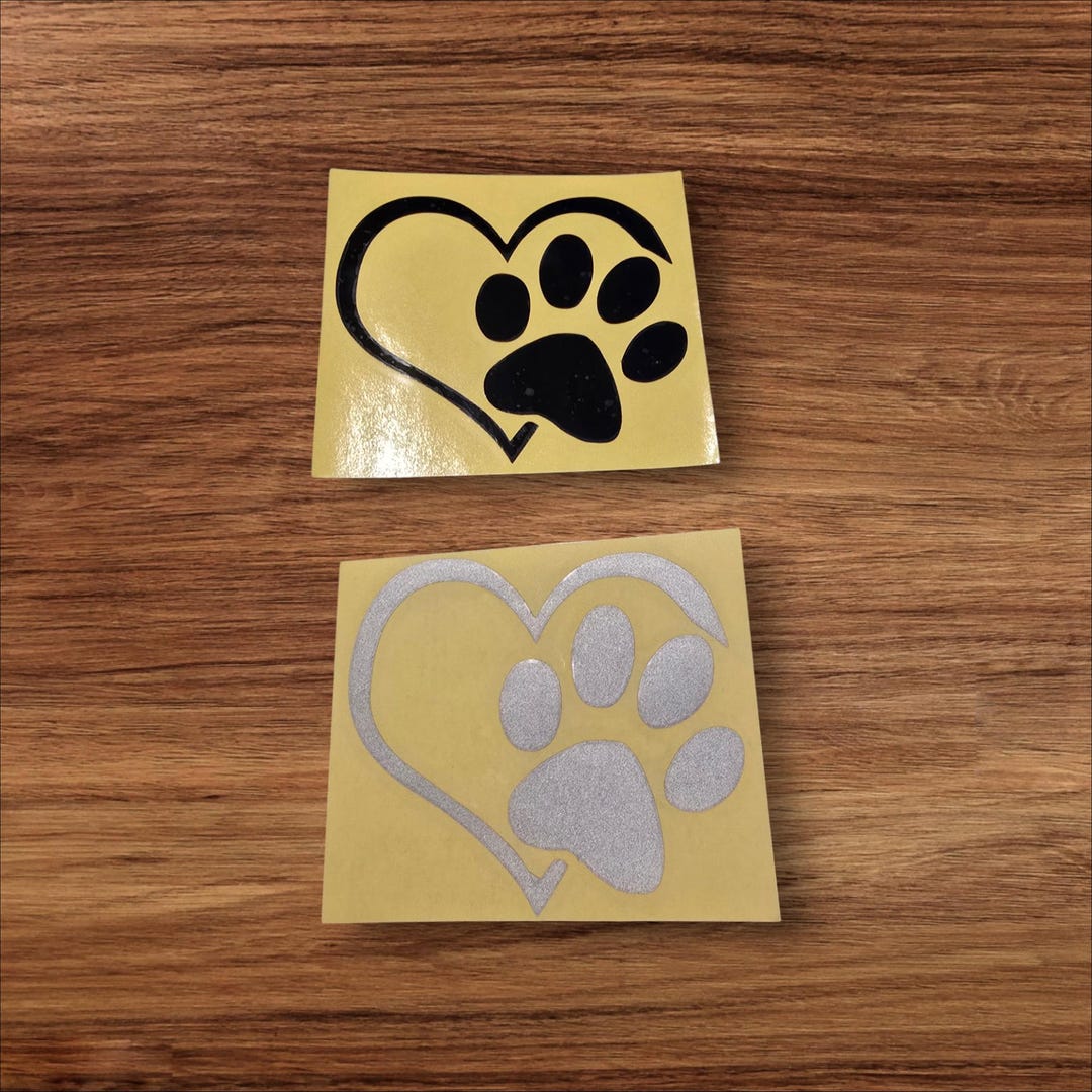 Dog Paw Car Vinyl Sticker/paw Car Sticker - Etsy