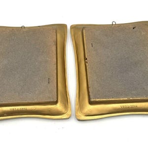 Vintage Blue Boy & Pinkie Prints Ornate Gold Plastic W Glass Frames ...