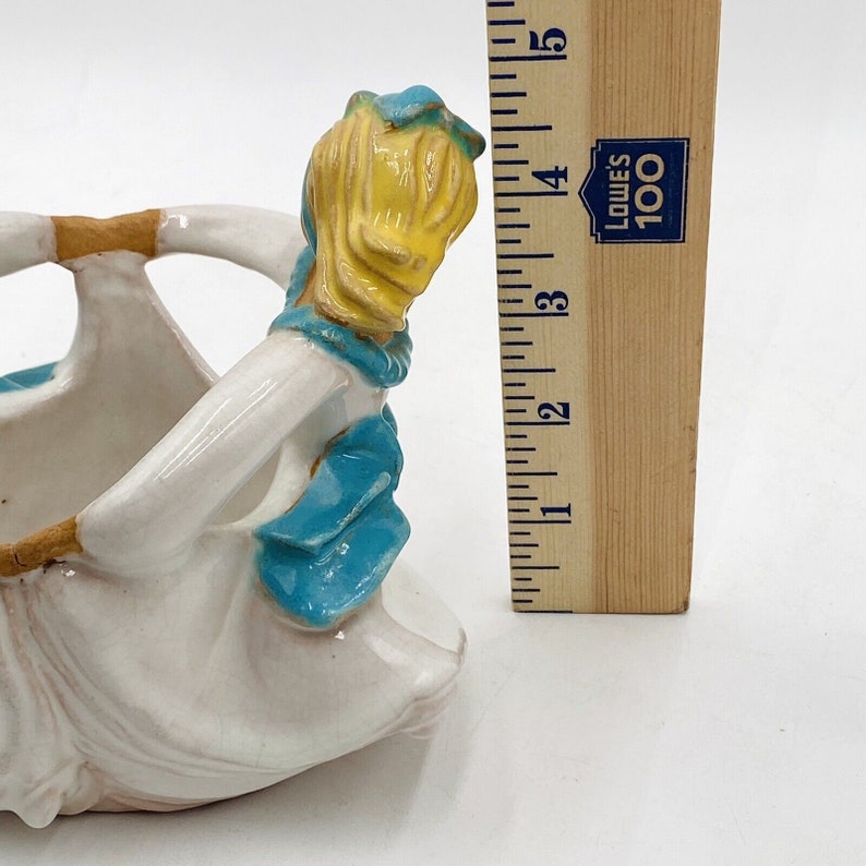 Vintage Sorcha Boru Pottery 2 Dancing Girls Figurine Planter Bowl ...