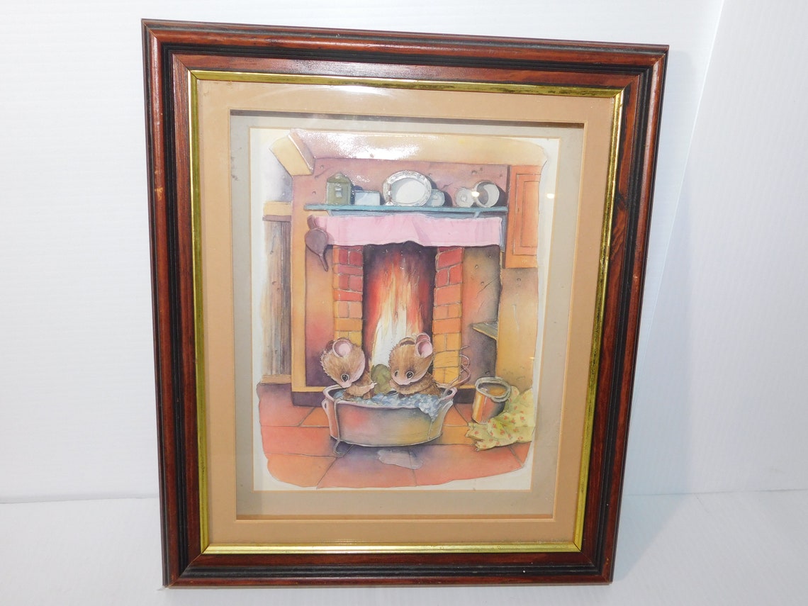 vintage-layered-paper-3d-shadow-box-shadowbox-art-mice-in-a-etsy